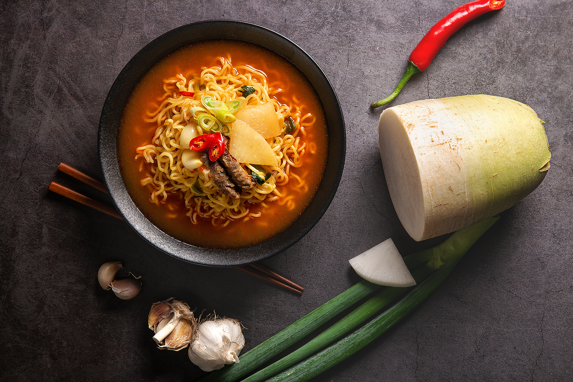 ktown4u.com : [NONGSHIM] Mupama Radish and Green Onion Ramen 122g*1EA